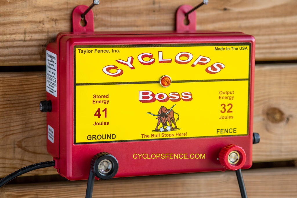 Cyclops Boss Fence Charger: Serious Electric Fence for Cattle Farmers ...