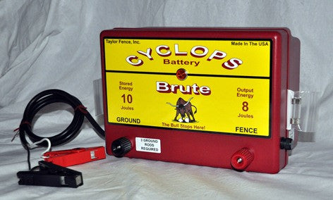 Cyclops BRUTE Solar Powered Electric Fence Charger Kit – CYCLOPS FENCE ...